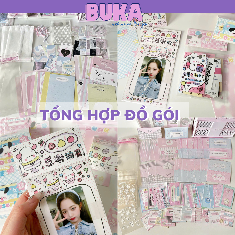 Tổng hợp đồ gói card, đồ gói hàng Buka túi đựng card, toploader, sleeve ...