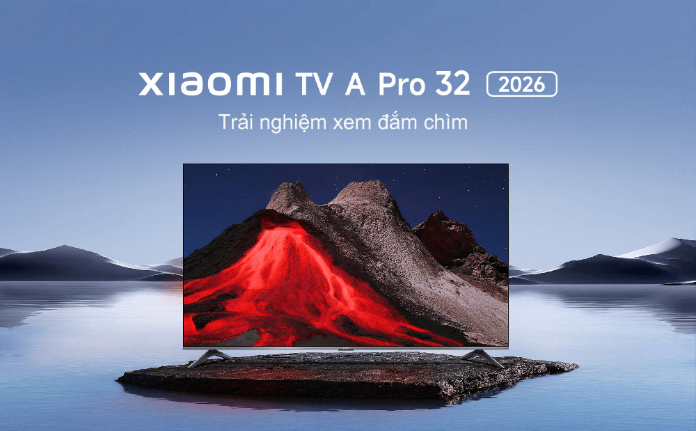 Tivi Xiaomi A Pro HD 32inch QLED 2026 - Google TV - Công nghệ bảo vệ mắt, giảm thiểu ánh sáng ...