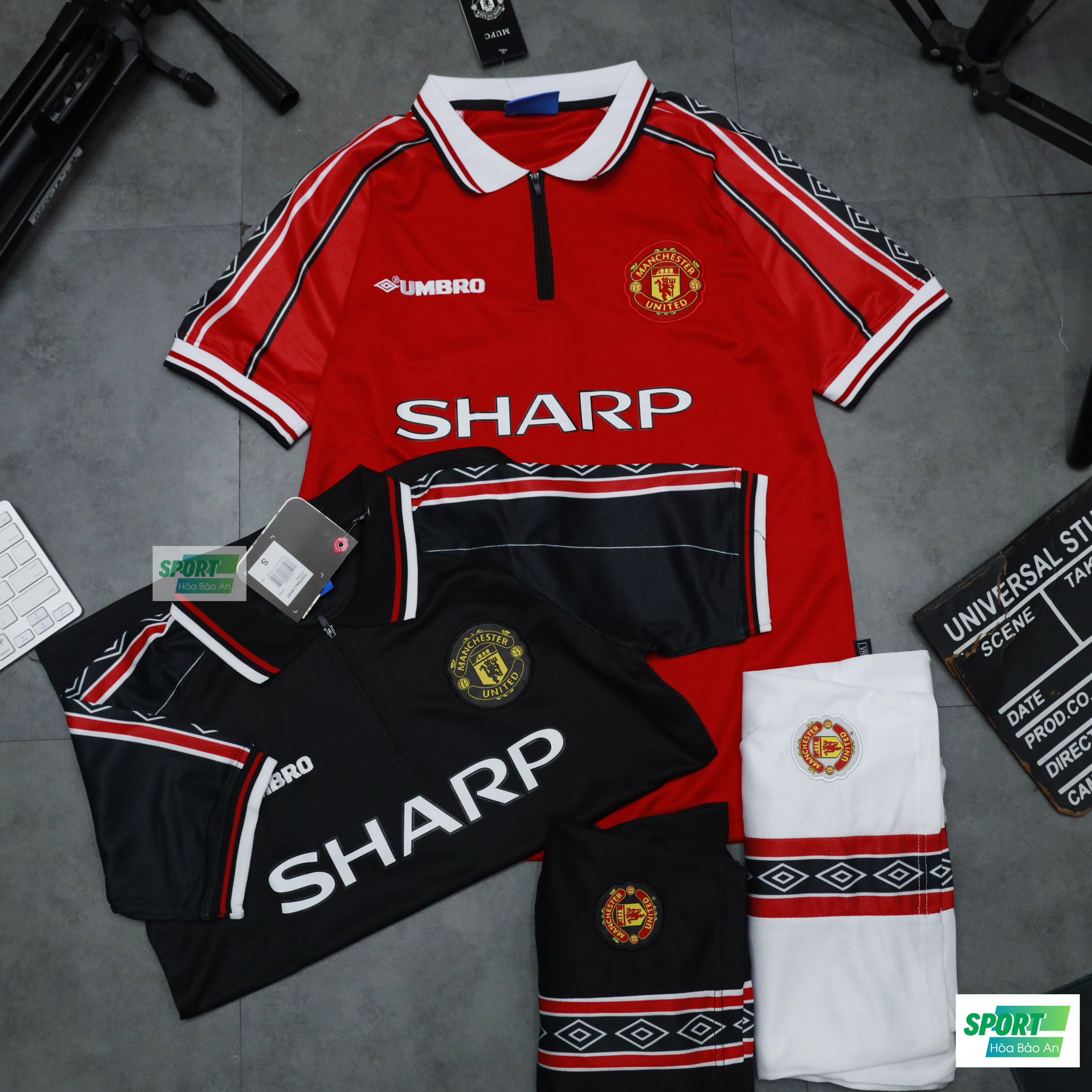 Bộ Quần Áo Bóng Đá Retro CLB Manchester United Sân Nhà 1999 - Áo Bóng ...