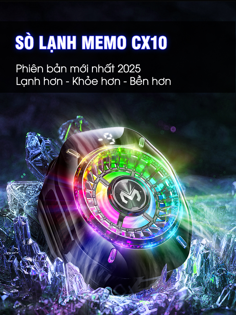 Sò lạnh MEMO CX10 2025 mới 3 phiên bản digital pro màn hình led điều ...