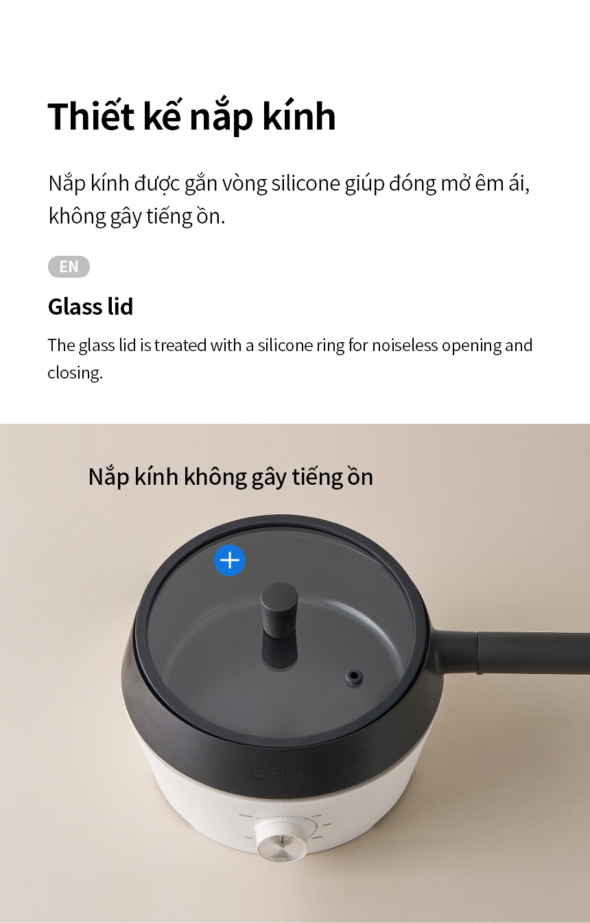 Nồi điện đa năng nướng, chiên, hấp, lẩu 4 trong 1 LocknLock 4 in 1 ...