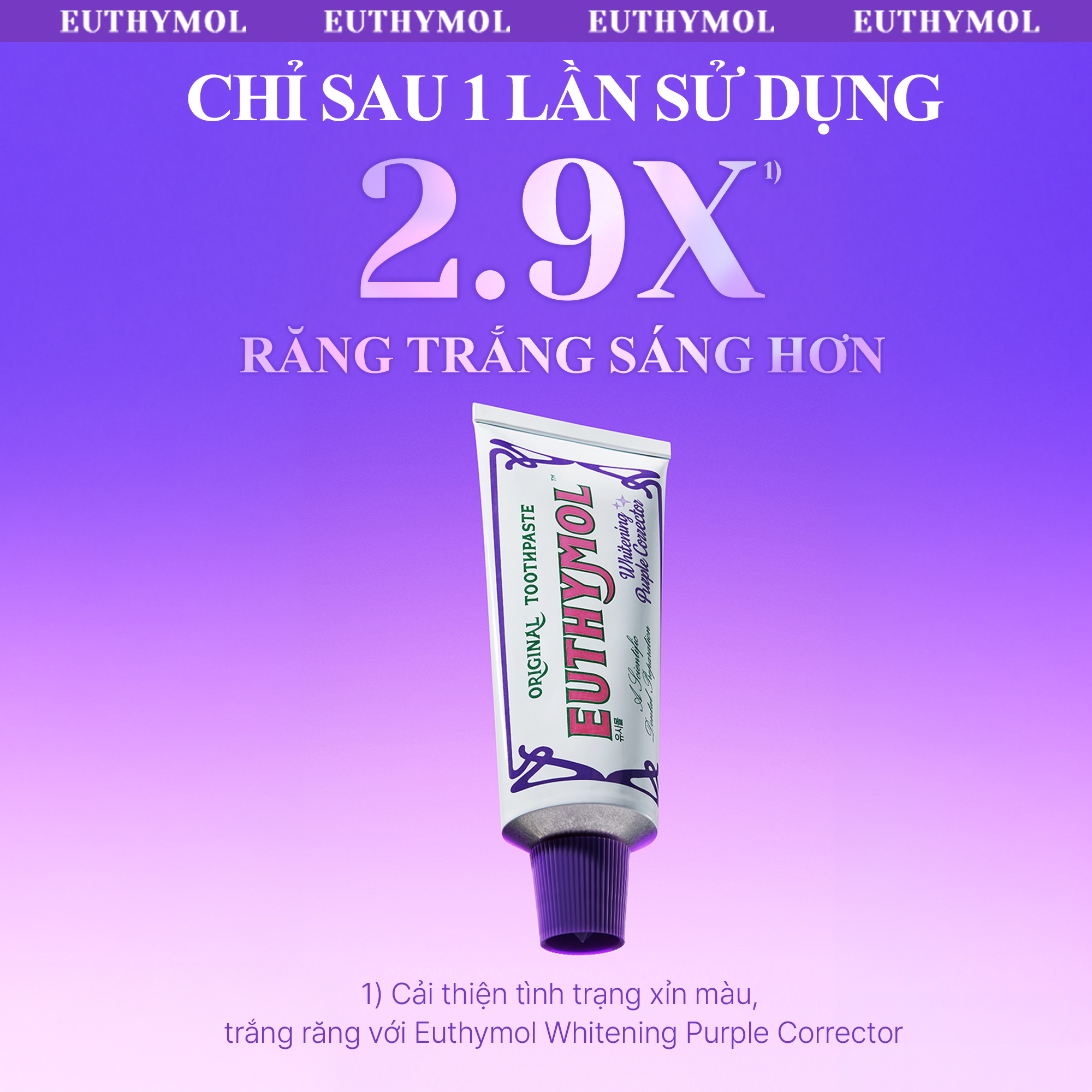[LG Daily Beauty Official] [ĐỘC QUYỀN LIVE] Kem đánh răng chăm sóc nướu, trắng răng Euthymol ...