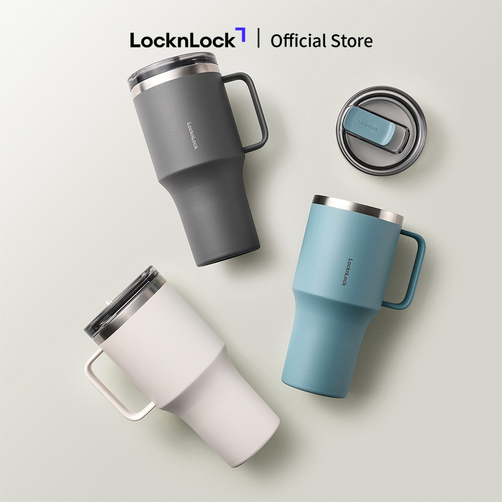 Ly Giữ Nhiệt LocknLock Metro King 820ml LHC4326, Hàng Chính Hãng, Nắp Trượt, Có Tay Cầm ...
