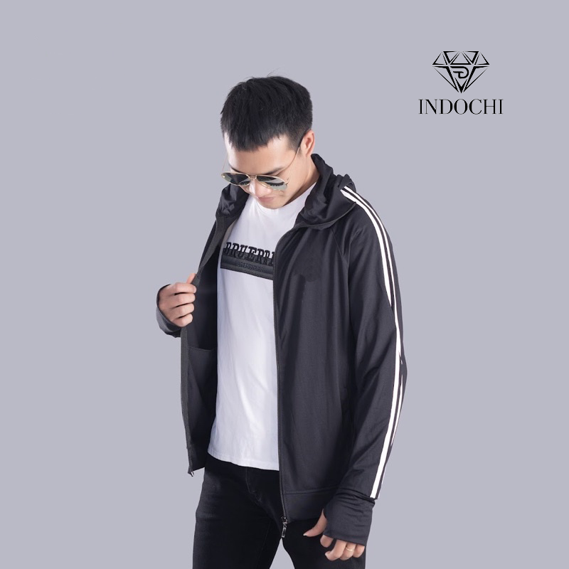 Áo chống nắng nam 2 lớp INDOCHI chất vải thông hơi thoáng khí chống ...