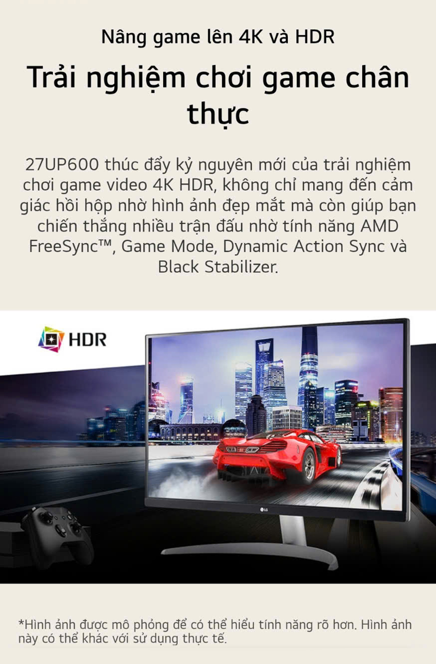 Màn hình máy tính LG UHD 4K 27" IPS VESA Display HDR™ 400 27UP600K-W - Chính Hãng | Shopee Việt Nam