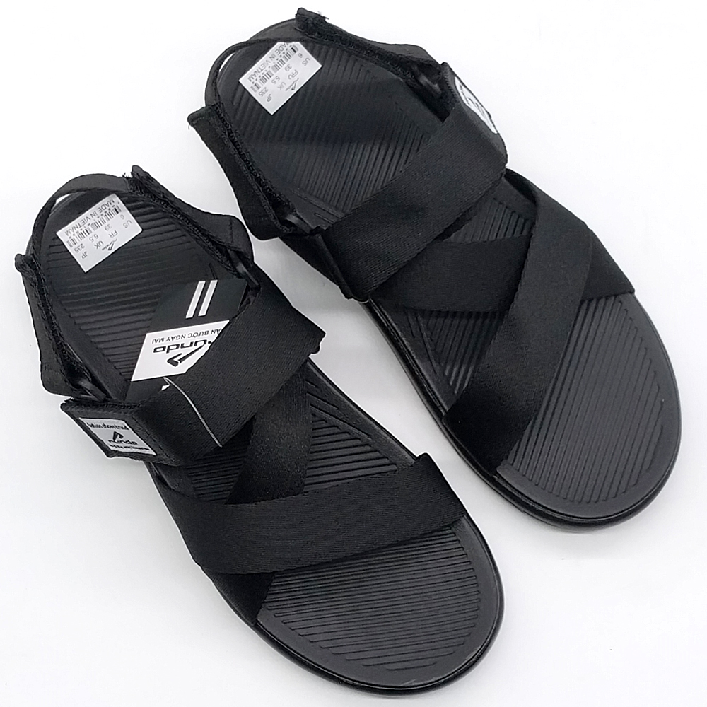 Giày sandal nam nữ trẻ em quai dù siêu nhẹ êm chân thời trang Latoma TA8301 (Đen) | Shopee Việt Nam