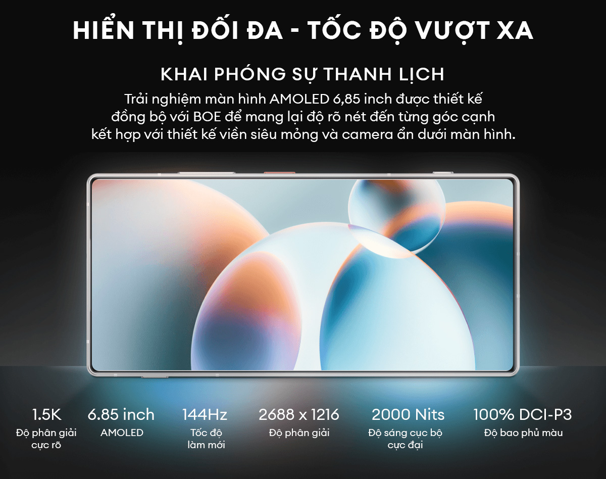 [Mã 23517RED giảm thêm 2%] Điện Nubia Z70 Ultra I Chip Snapdragon 8 ...