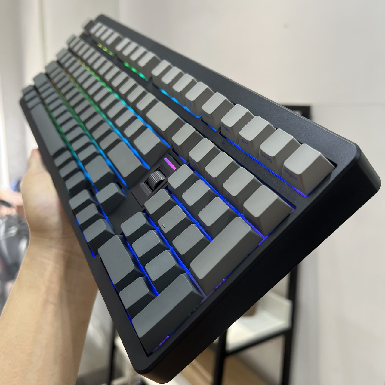 Bàn phím cơ Mchose G98 v2 - Full size cho dân văn phòng, tiếng siêu êm, không gây ồn ào, núm ...