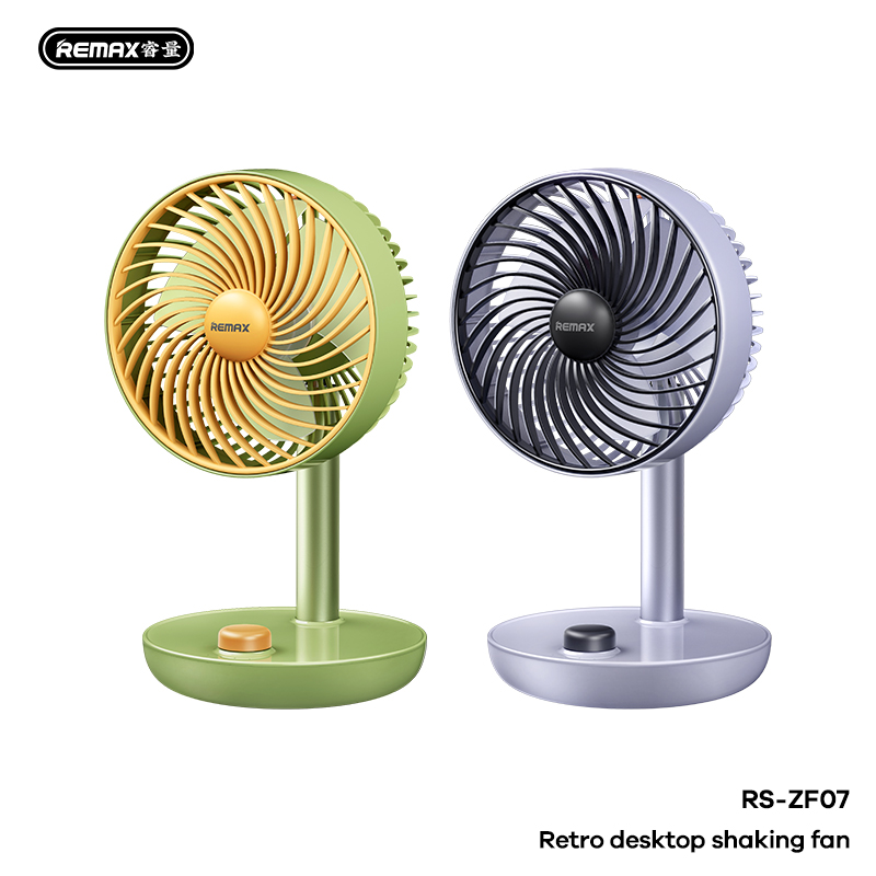 Quạt để bàn REMAX Desktop fan brushless motor shaking fan RS-ZF07 gió ...