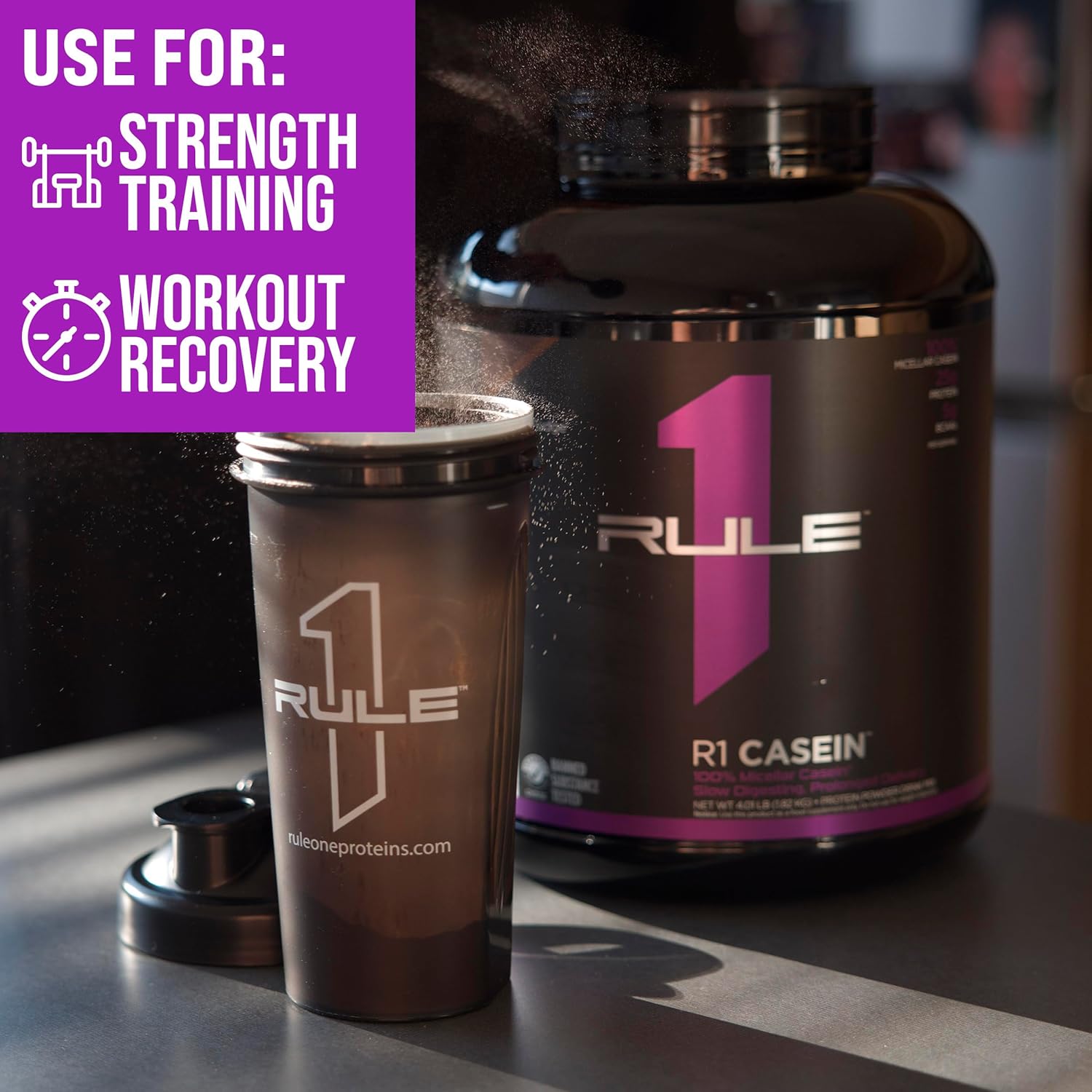 Sữa bột Rule 1 Casein Protein 4Lbs (1.82KG) 100% Micellar Casein Cao ...