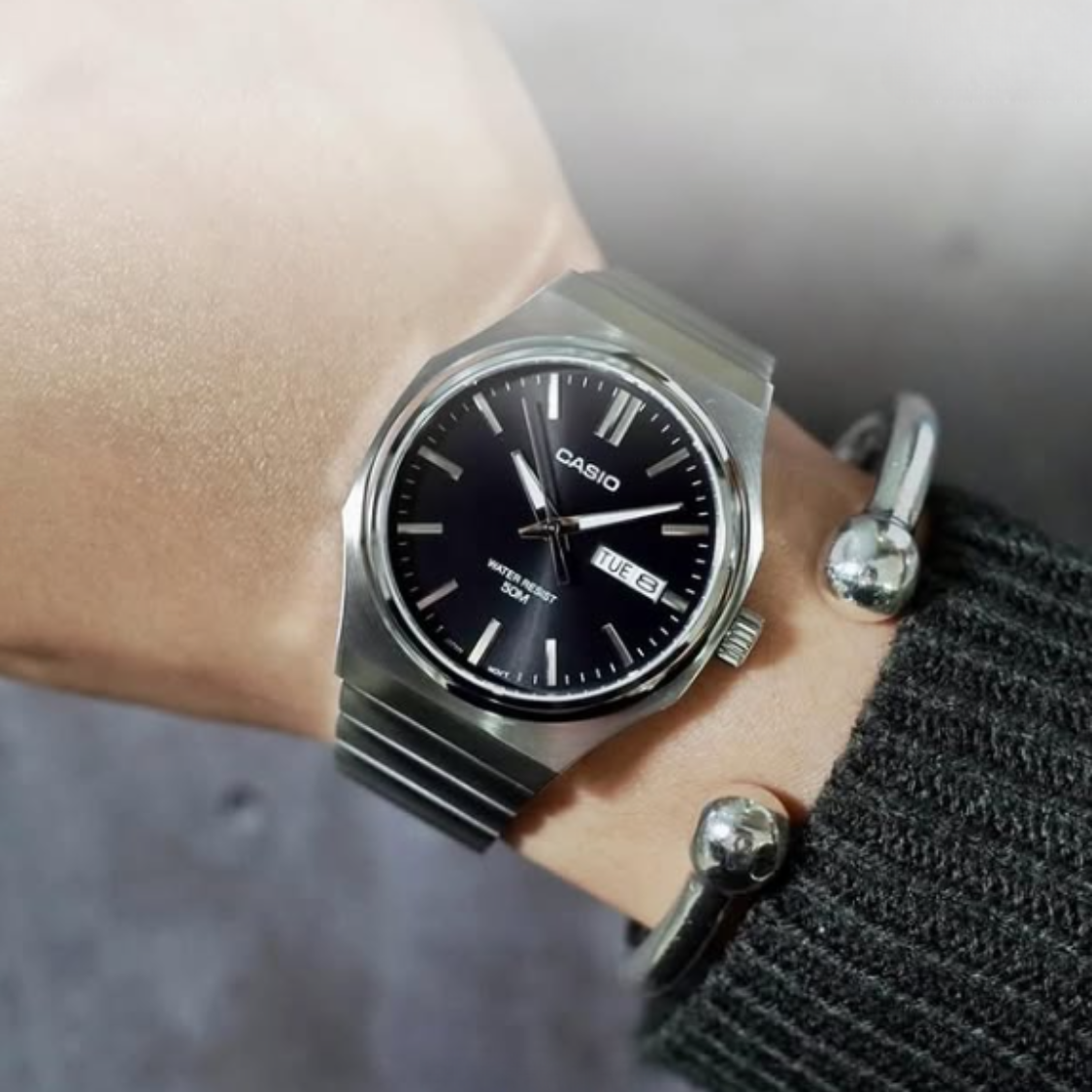 Đồng Hồ Nam Casio Series MTP-E735 Mặt Kính Khoáng 37.5mm Dây Da, Kim Loại Không Gỉ Chính Hãng ...