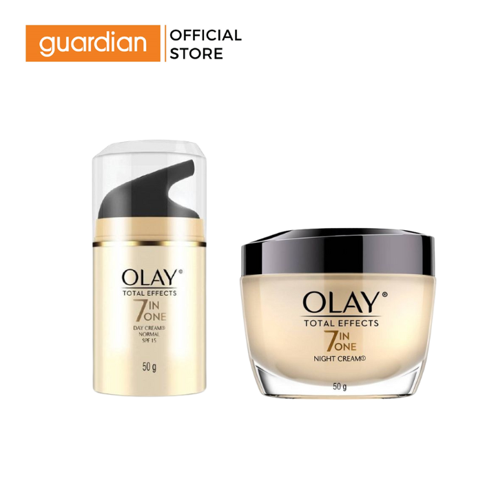 Combo Olay Total Effects Kem Dưỡng Đêm 50g & Olay Kem Dưỡng Ngày SPF 15 ...