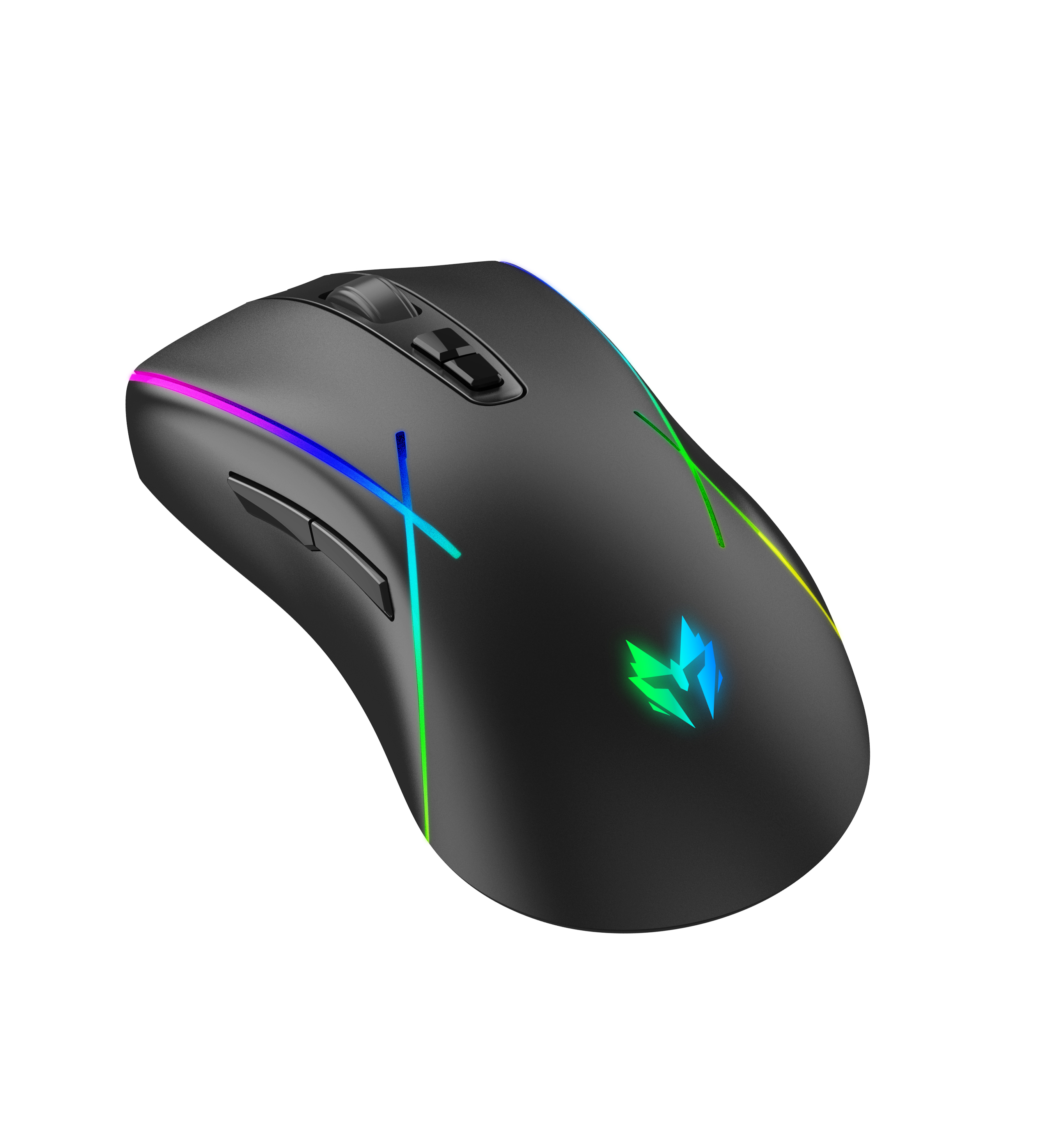 Chuột gaming không dây A30 - 3 chế độ kết nối - Led RGB - Thiết kế công thái học - Dung lượng ...