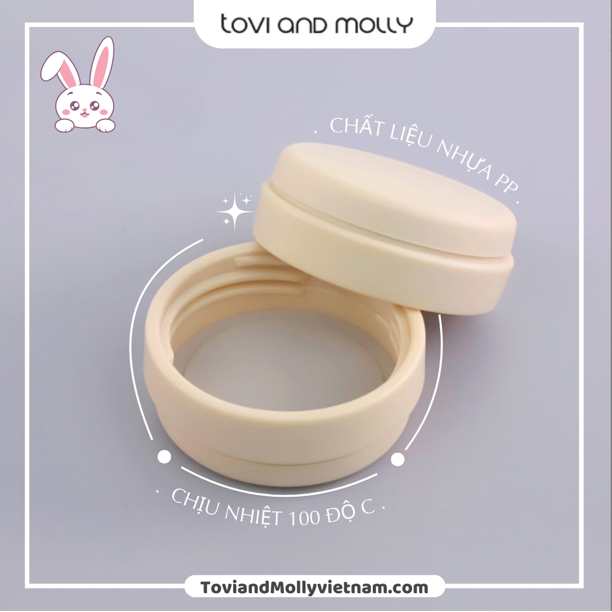 Nắp trữ sữa chặn sữa chảy ra ngoài cho bình sữa Tovi Molly / dùng được bình Grosmimi, Mother-K ...