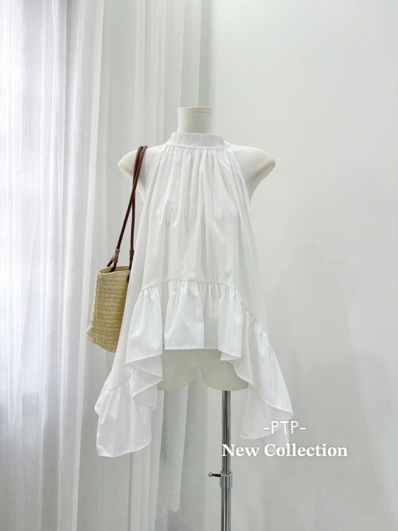 Áo Cổ Yếm Vạt Layer”SUMI TOP”Chất Gió Su 4 màu siêu xinh-Dành cho Nữ ...