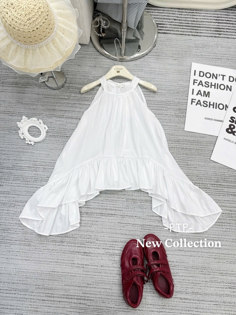 Áo Cổ Yếm Vạt Layer”SUMI TOP”Chất Gió Su 4 màu siêu xinh-Dành cho Nữ ...