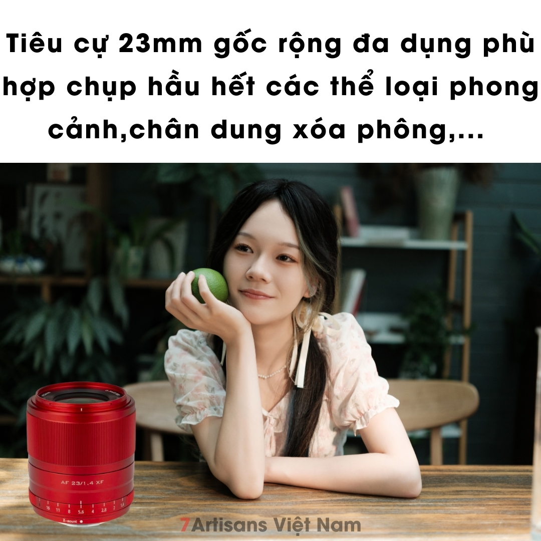 Ống kính Viltrox 23mm F1.4 Auto Focus Red Limited Edition (Màu Đỏ) - Lens góc rộng đa dụng lấy ...
