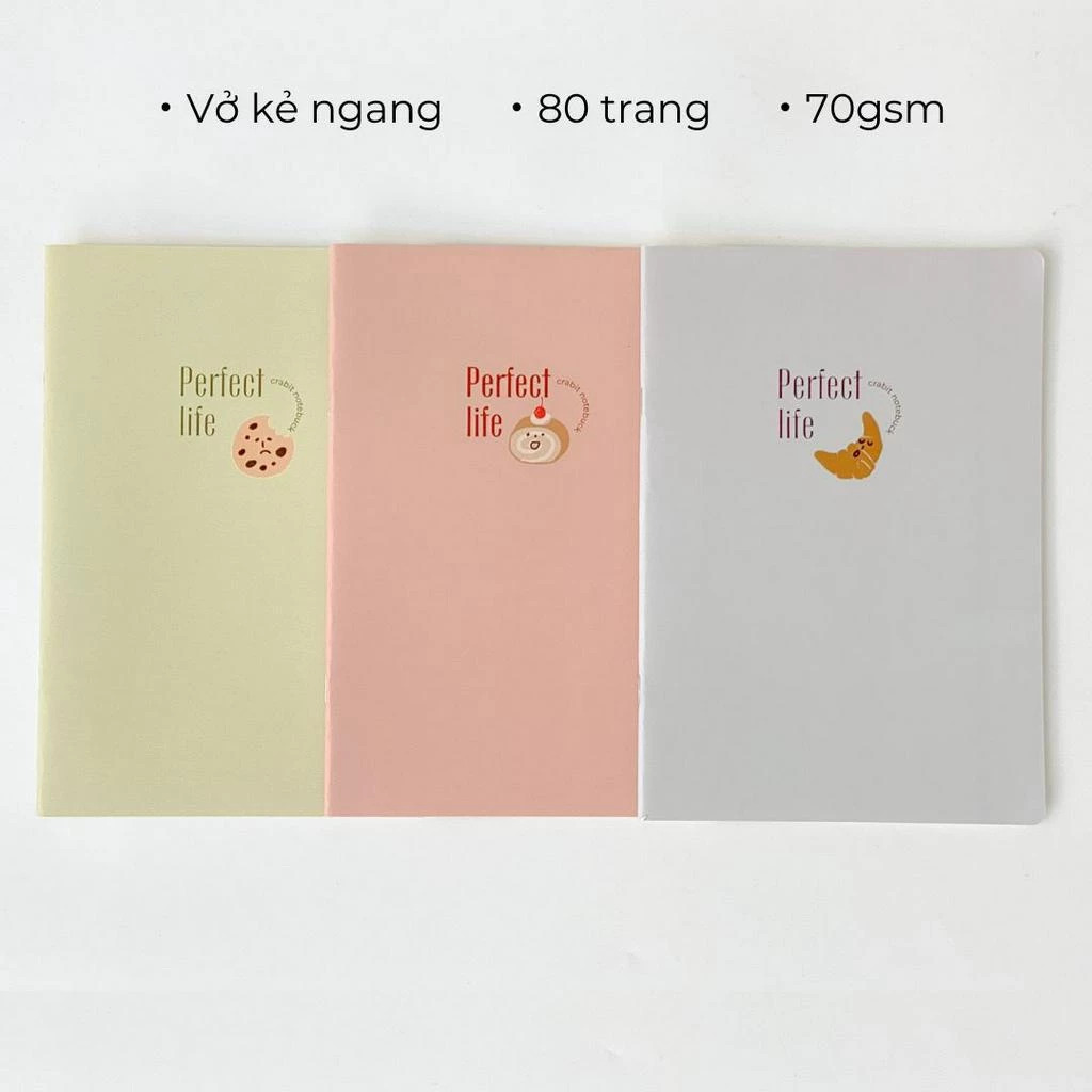 Vở kẻ ngang 120 trang 80 trang tập học sinh Crabit Ribbon Collection ...