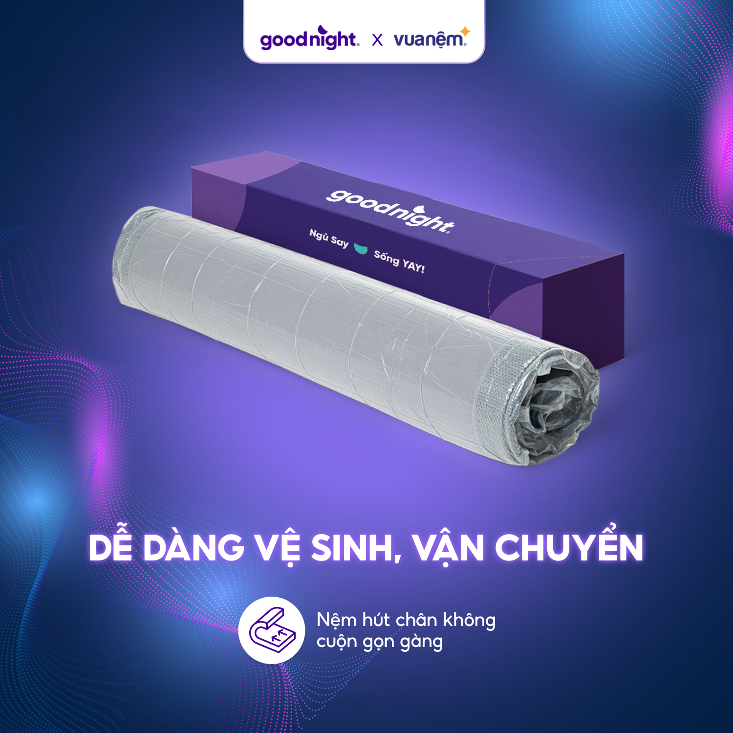 [DEAL MỞ BÁN] Nệm Foam Goodnight Active Hybrid mát tới 12H - Đệm foam ...