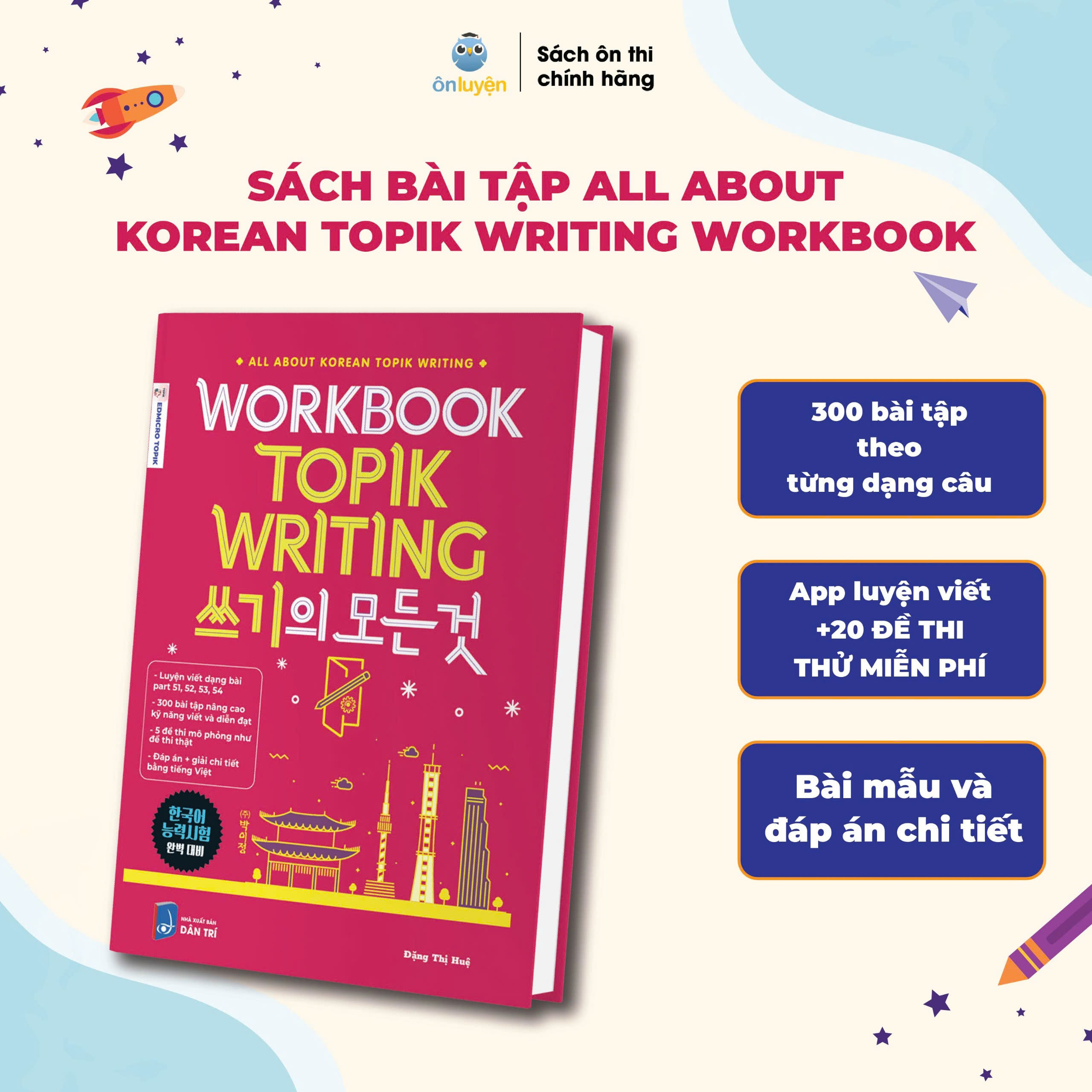 Sách All About Korean Topik Writing thi TOPIK II- Luyện viết câu 51-54 ...