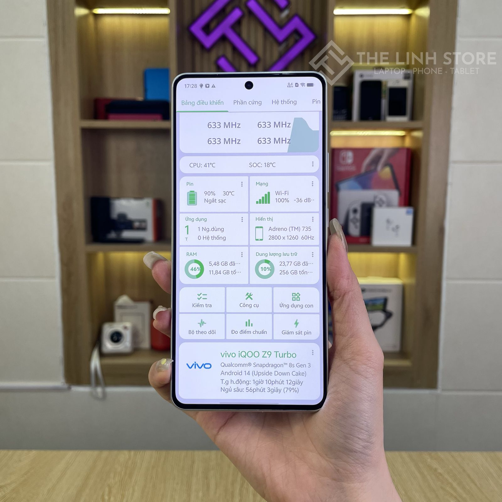 Điện thoại Vivo iQOO Z9 Turbo màn AMOLED 144Hz - Snapdragon 8s Gen 3 ram 12G 256G | Shopee Việt Nam