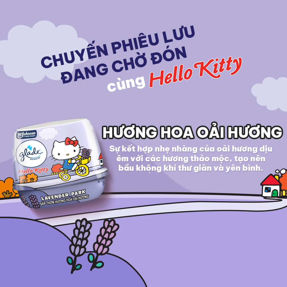GLADE Sáp Thơm Phiên Bản Giới Hạn Hello Kitty Khử Mùi Lưu Hương Bền Lâu ...
