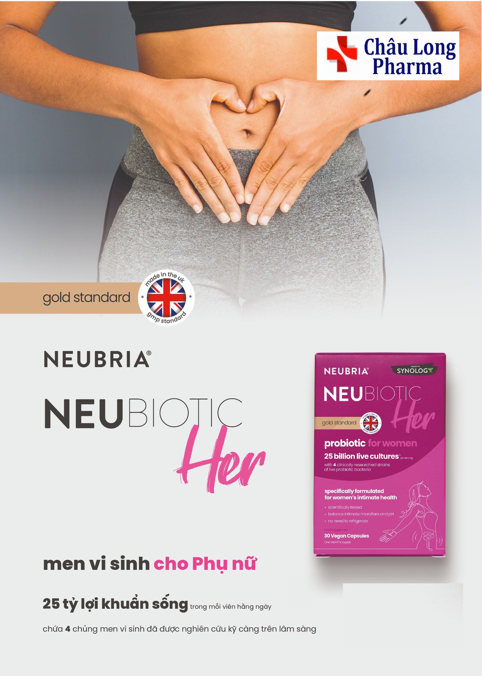 Men Vi Sinh Phụ Khoa Neubria Neubiotic Her - Bổ Sung Lợi Khuẩn, Ngừa ...