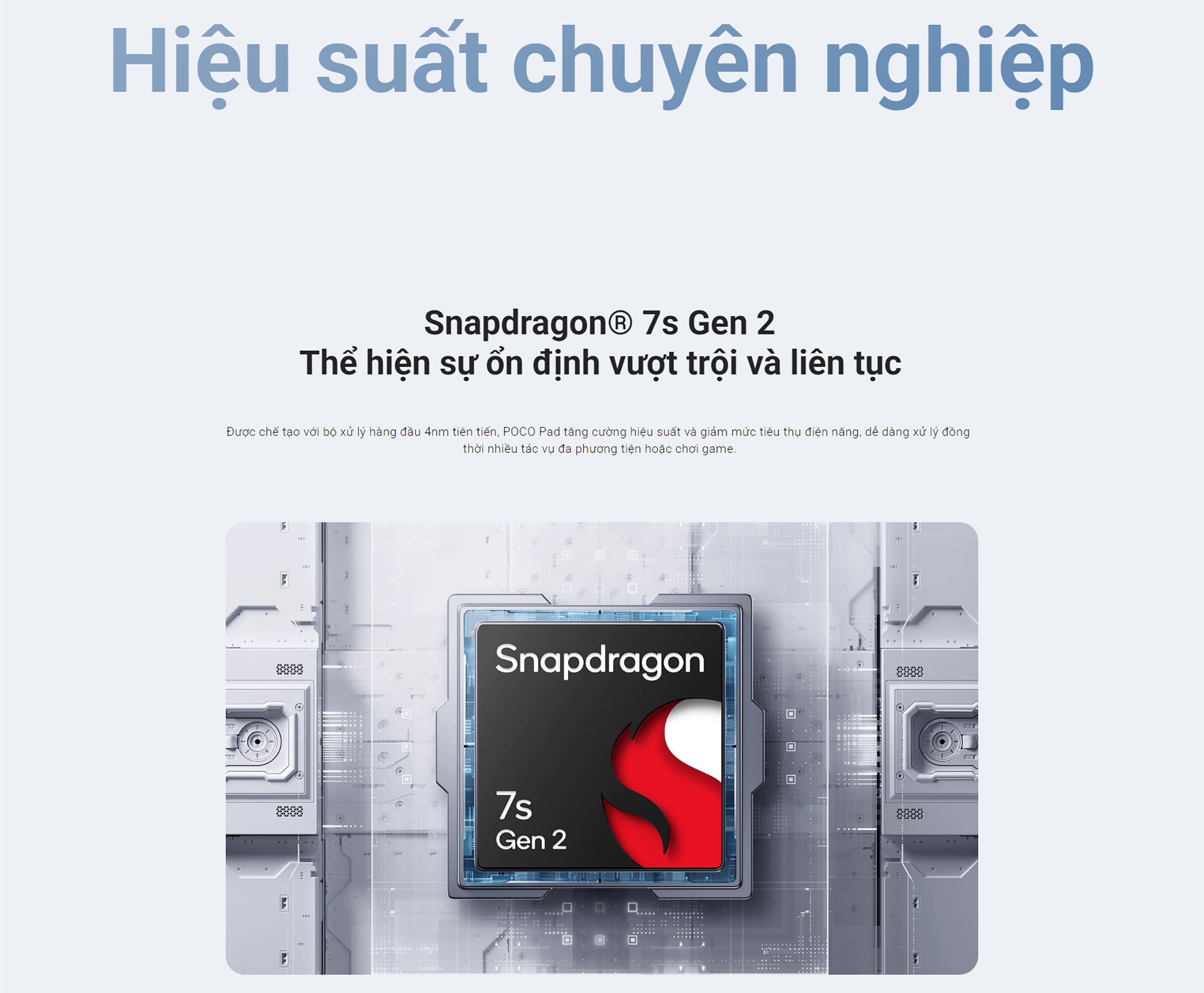 Máy tính bảng POCO Pad (8+256GB) | Màn hình 12,1" 120Hz 2,5K | SD 7sGen2 | Pin 10000mAh + 33W ...