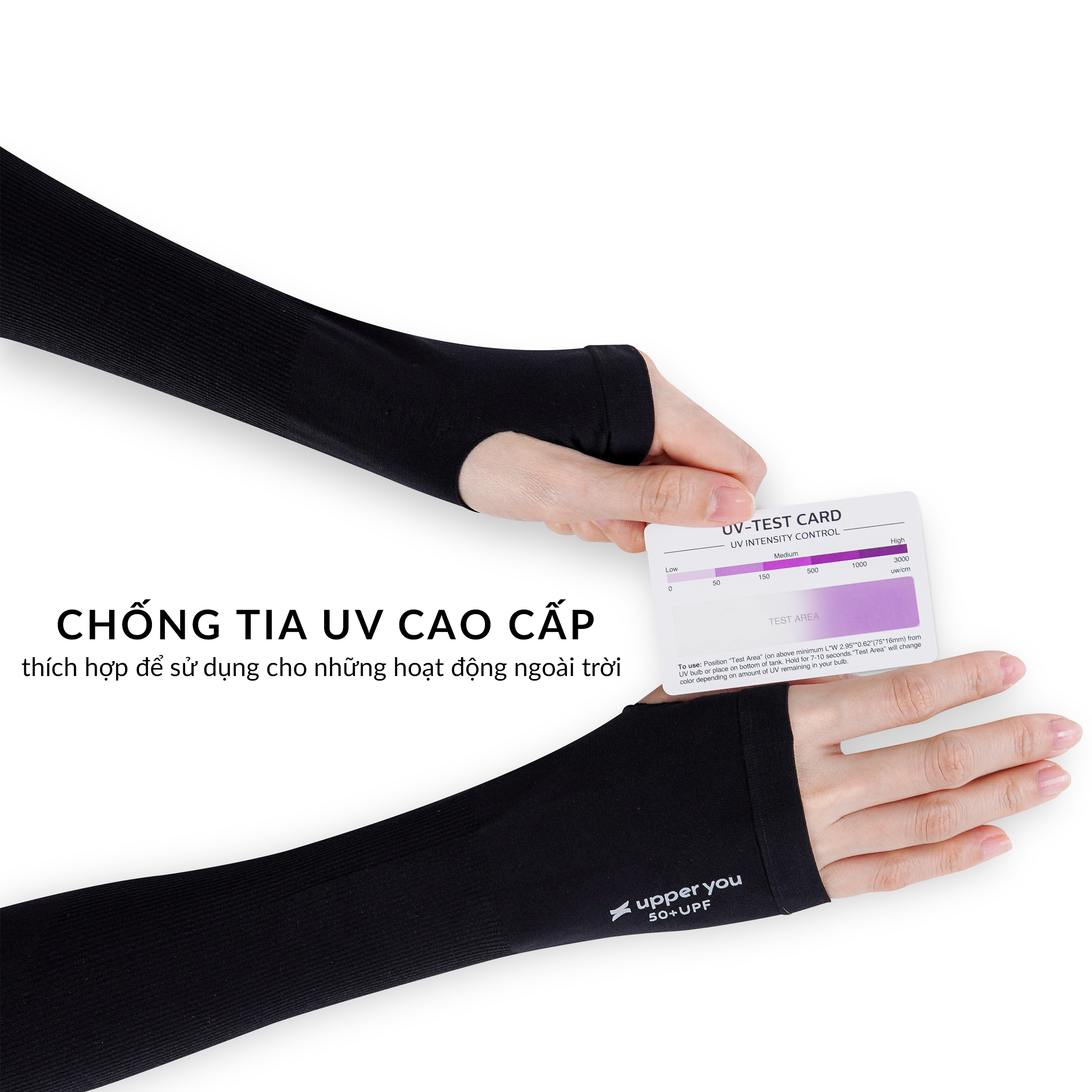Combo Chống Nắng Nữ UPF UPPER YOU Khẩu Trang, Găng Tay Chống Nắng, Bao ...