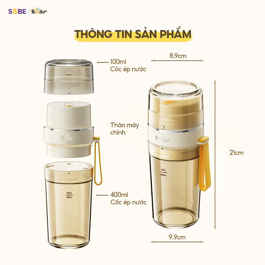 Máy Xay Sinh Tố BEAR Máy Xay Sinh Tố Cầm Tay Máy Xay Máy Xay Cầm Tay ...