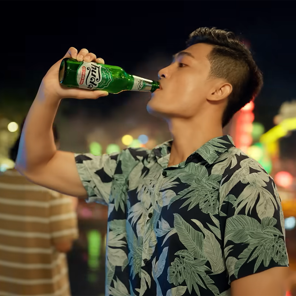 Thùng 24 lon Bia Lager Huda (330ml/lon) - Độ cồn 4.7% | Shopee Việt Nam