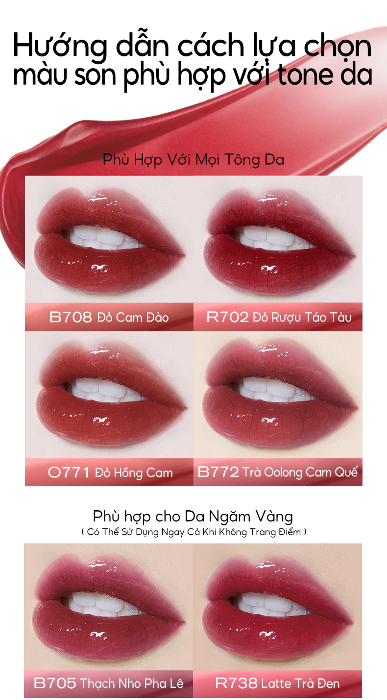 Son Tint Bóng Colorkey Dạng Lỏng Lâu Trôi Glasting Water Tint 1.7g ...