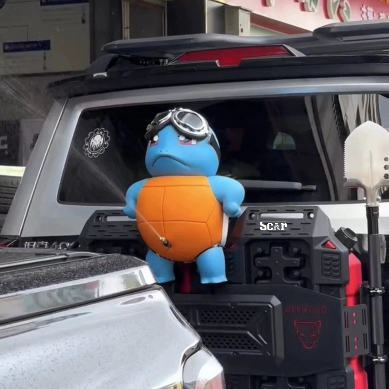 Rùa phun nước, mô hình chú rùa Jenny phun nước bản 16cm và 42cm phiên ...