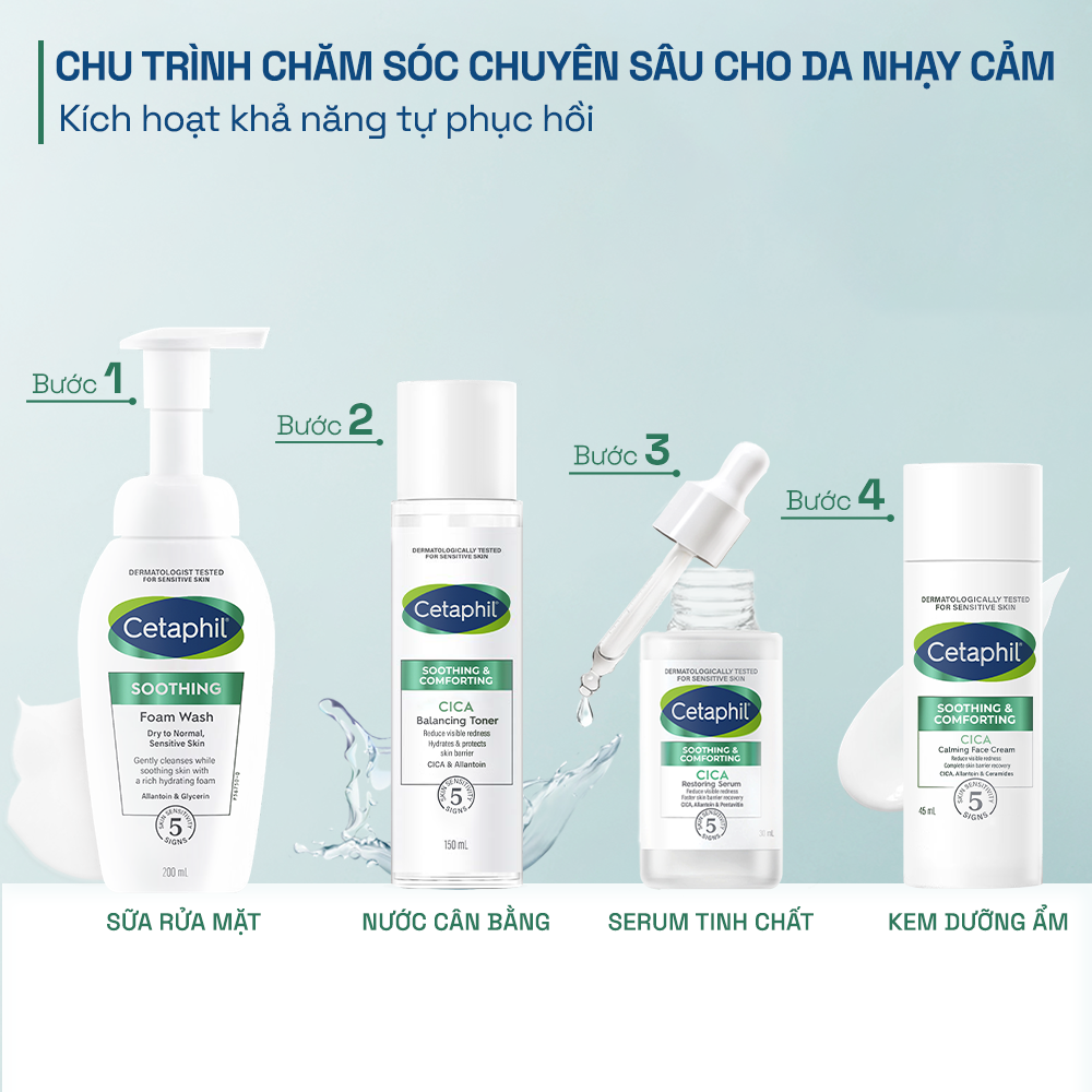 Kem dưỡng ẩm làm dịu phục hồi chuyên sâu Cetaphil Soothing and ...