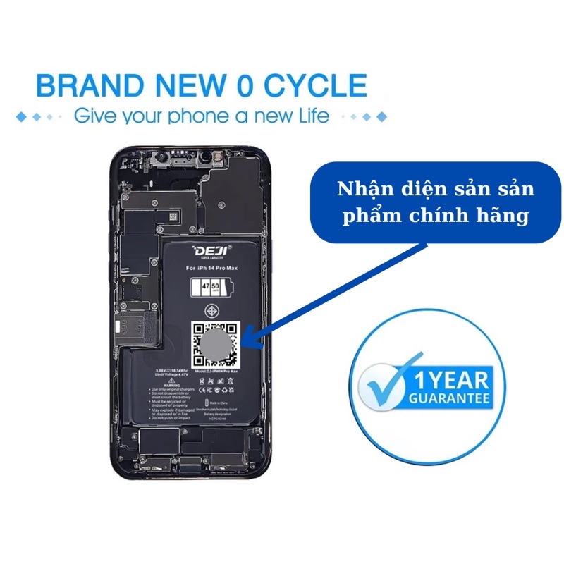 Pin Deji Dung Lượng Siêu Cao Điện Thoại Táo 5S/5SE/6/6S/7/8P/X/XR/XS ...