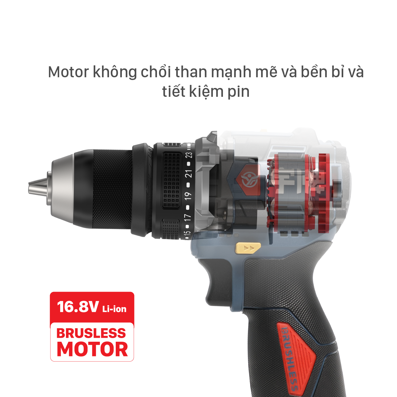 Máy khoan YUPAI YP16-D10A, Chuyên Vít YP16-W150, 3 Chức Năng, Có Búa ...