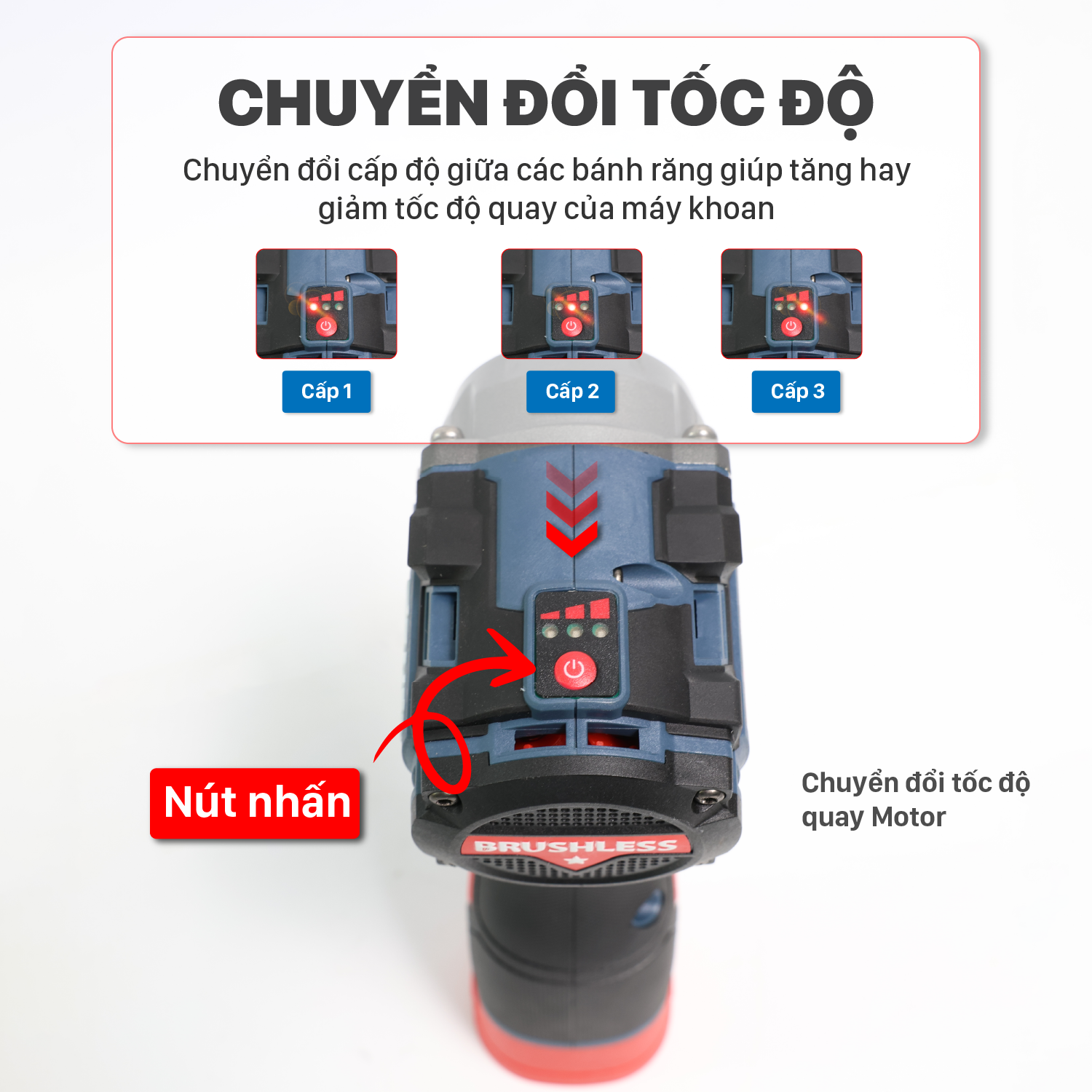 Máy khoan YUPAI YP16-D10A, Chuyên Vít YP16-W150, 3 Chức Năng, Có Búa ...