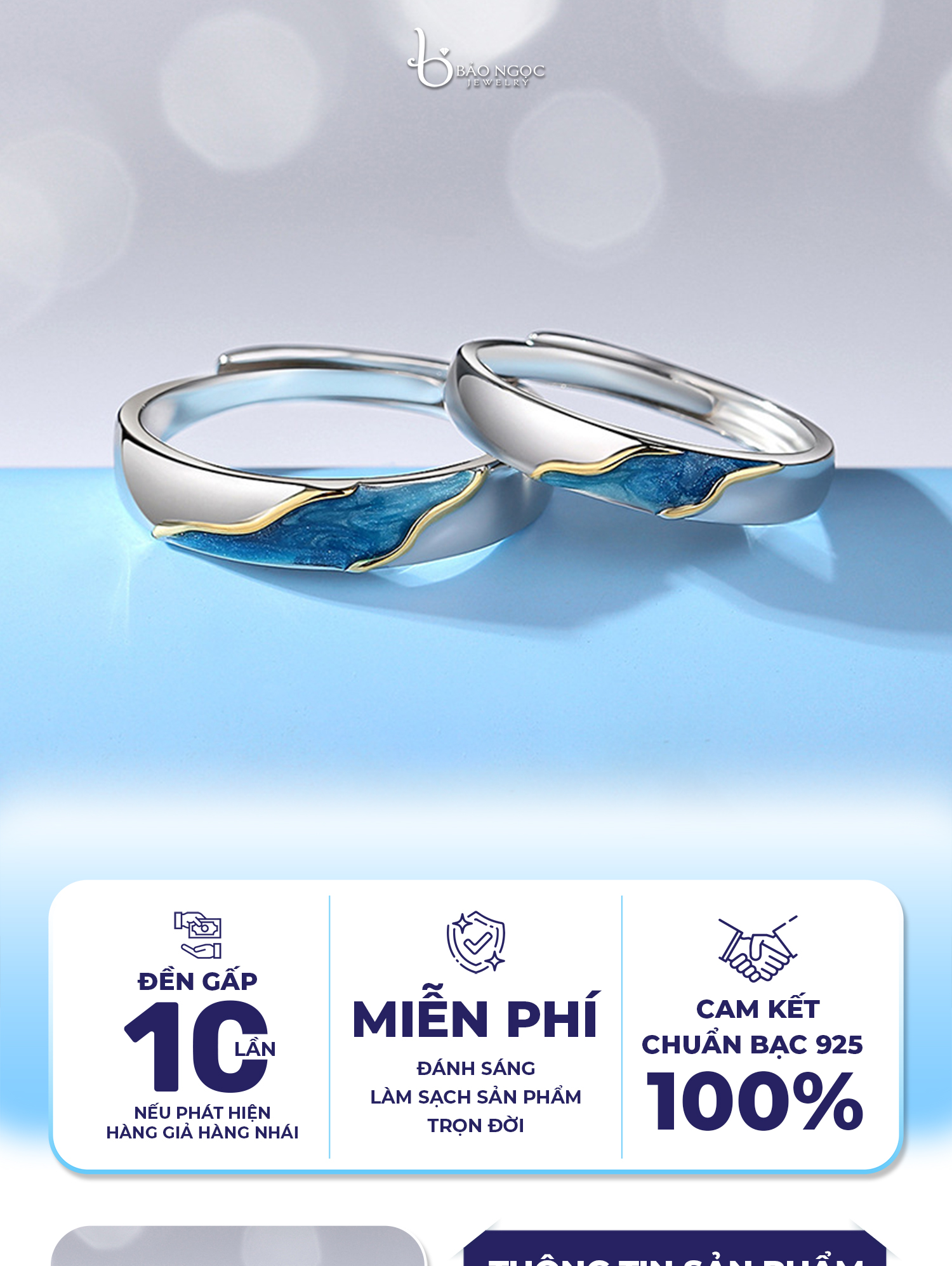 Nhẫn Đôi Bạc Nam Nữ Tình Yêu Bền Lâu Bạc S925 Cao Cấp Quà Tặng Định Ước ...