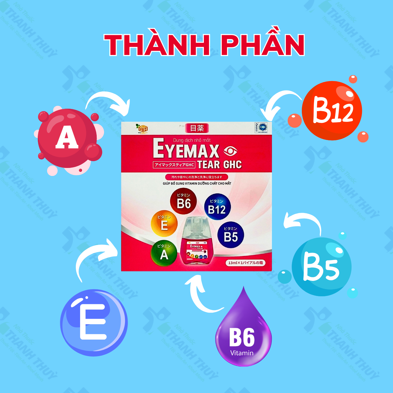 Nước nhỏ mắt Eyemax Tear GHC, Bổ Sung Vitamin Và Dưỡng Chất Cho Mắt ...