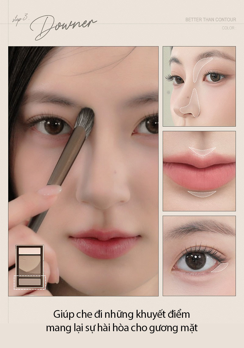 Bảng tạo khối Romand 5 ô màu Better Than Contour 20.5g ThegioiSkinfood ...