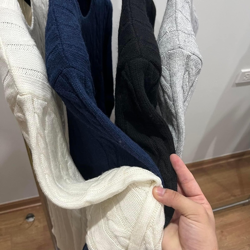 (có sẵn)Áo Sweater len - Polo Ralph Lauren - chất liệu len dệt thừng ...
