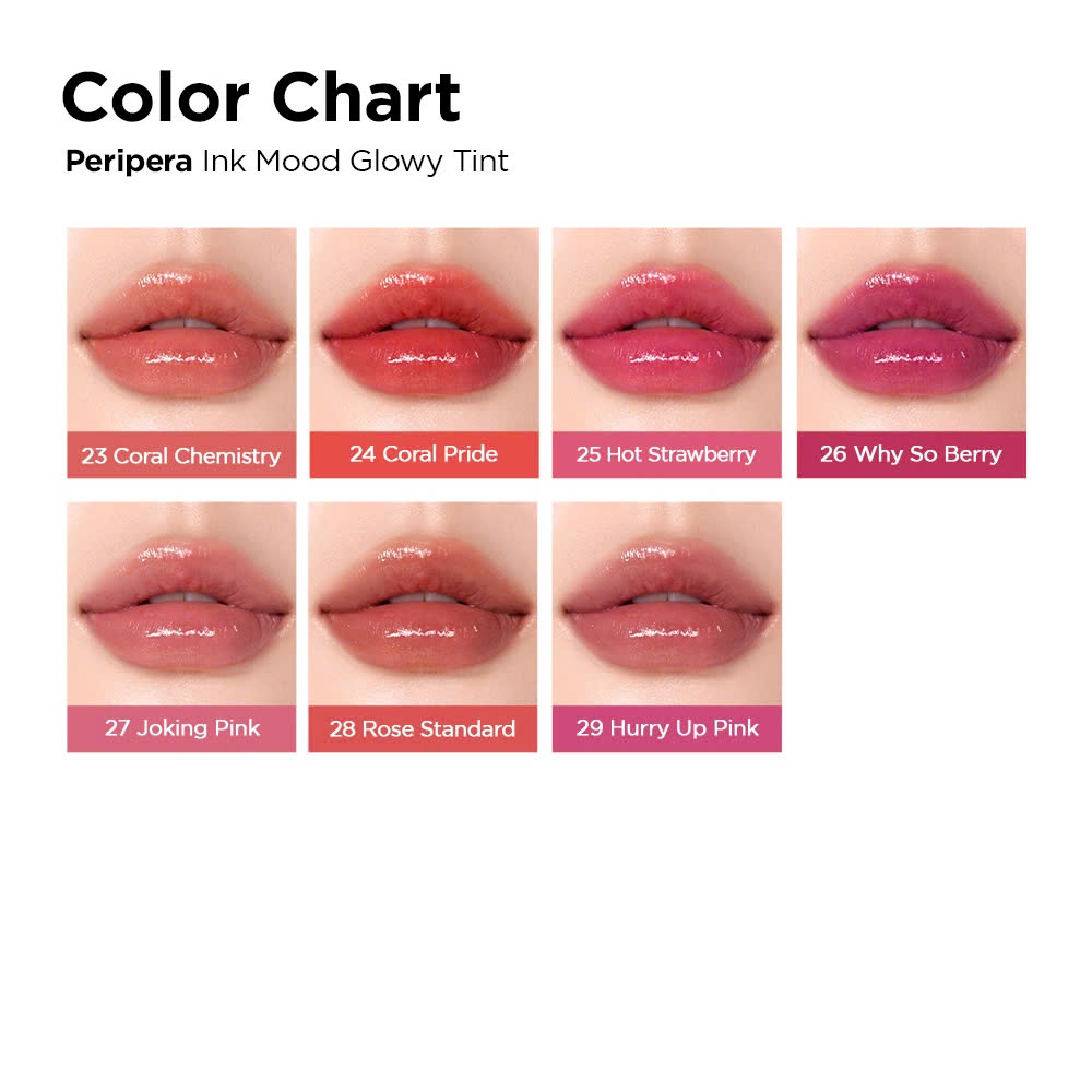 Son Tint Bóng Peripera Ink Mood Glowy Tint 4g Ngọt Ngào Căng Bóng Mềm ...