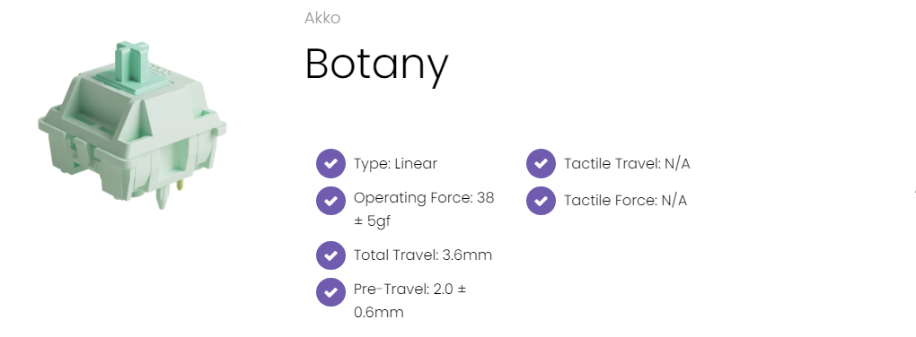 AKKO Switch Botany ( 5 pin / 45 switch) | Shopee Việt Nam