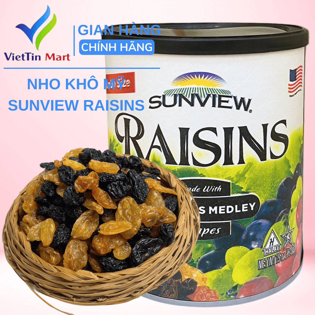 Nho Khô Sunview Raisins Lon 425G | Shopee Việt Nam