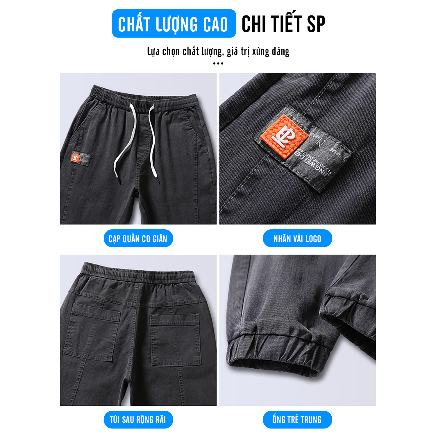 Quần Jogger Nam Vải Denim Co Giãn ECOLLECT - Quần Jean Dáng Rộng, Thời ...