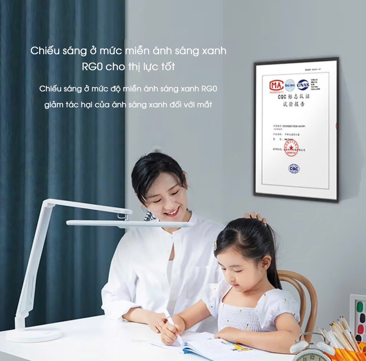 Đèn Bàn LED cao cấp PANASONIC HHGLT0633 20W, Không ánh sáng xanh Chip ...