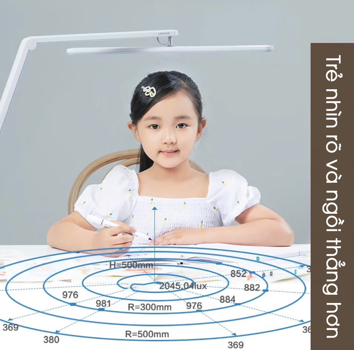 Đèn Bàn LED cao cấp PANASONIC HHGLT0633 20W, Không ánh sáng xanh Chip ...