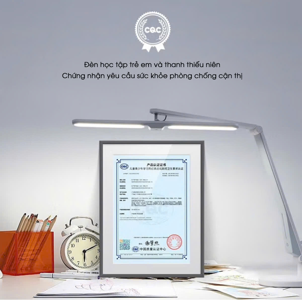 Đèn Bàn LED cao cấp PANASONIC HHGLT0633 20W, Không ánh sáng xanh Chip ...