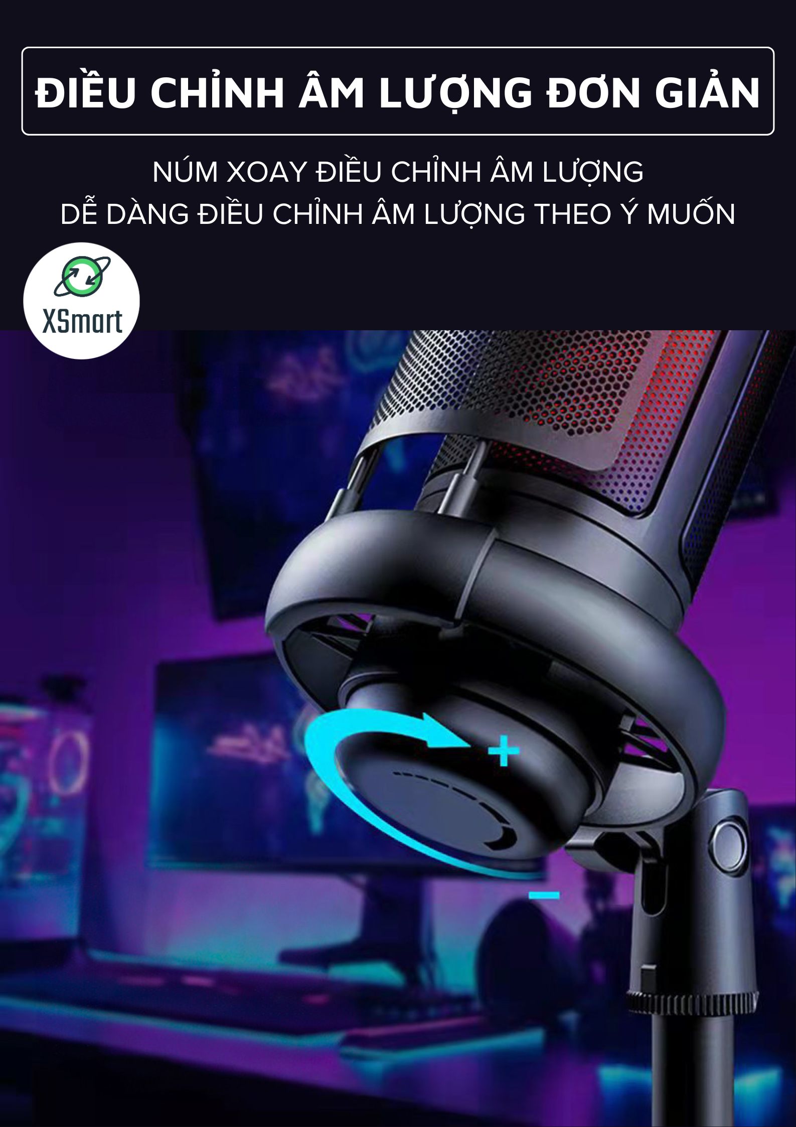 Micro Thu Âm Livestream Chuyên Nghiệp ShouFei ME6S Lọc Tạp Âm, LED RGB ...