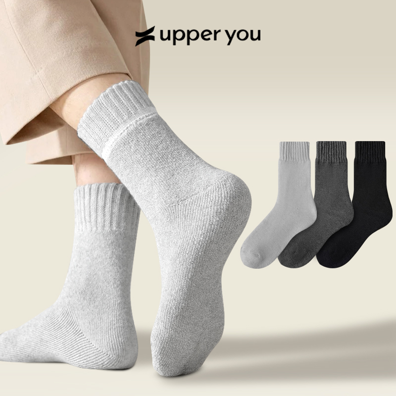 Tất Nam Mùa Đông Giữ Ấm Len Bông Siêu Dày Mịn Upper You Tông Màu ...